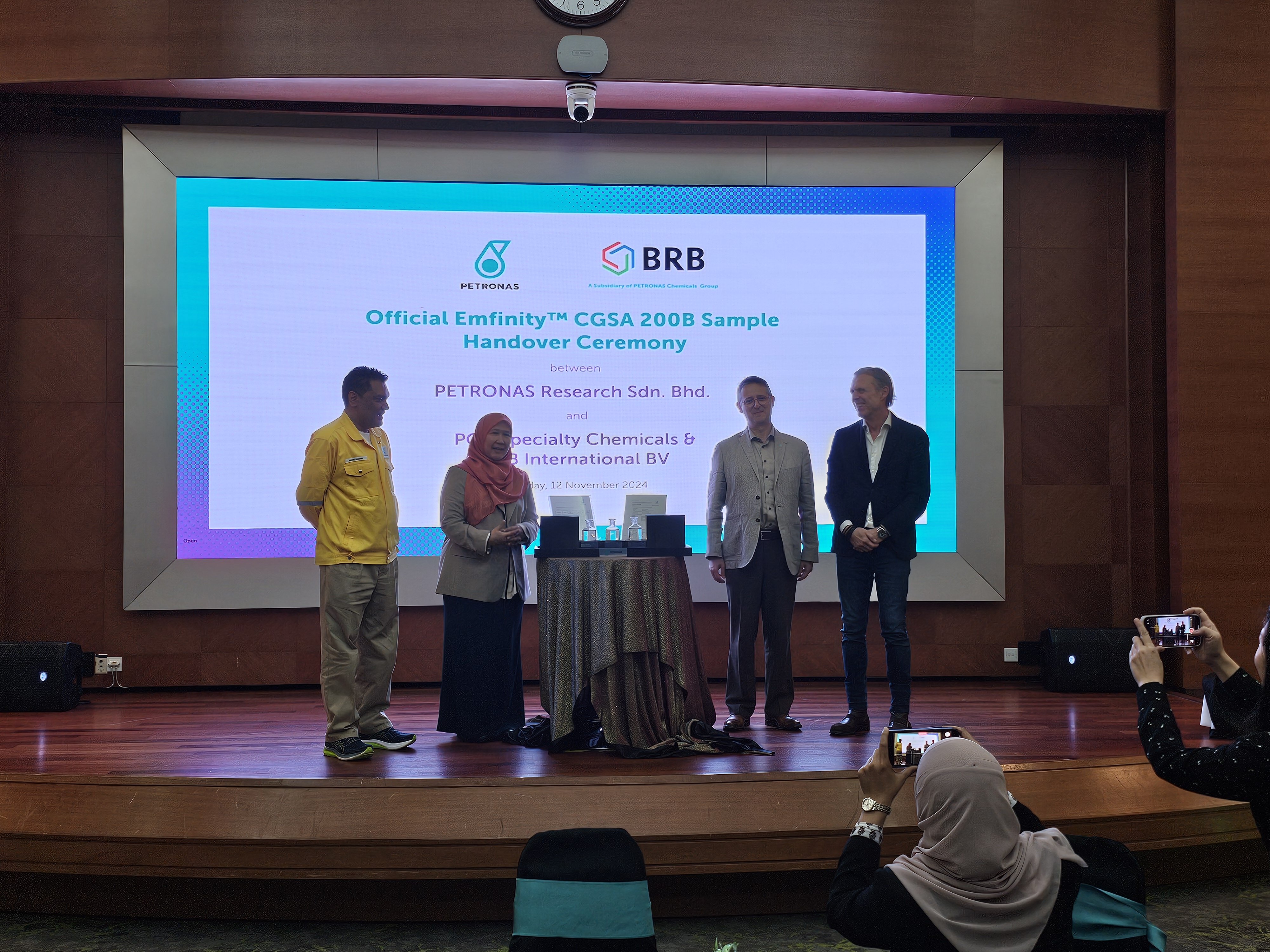 Official Emfinity CGSA 200B Sample Handover Ceremony - News | BRB